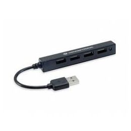 Conceptronic HUBBIES05B USB-Hub 4 Port USB-A USB 2.0 480 MBit/s Schwarz HUBBIES05B