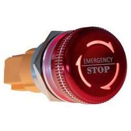Joy-it Button22NA-02 Button22NA-02 Not-Aus-Taster 220 V rastend Rot, Gr&uuml;n (&Oslash; x L) 22 mm x 46.50 mm IP67, IK10 1 St.