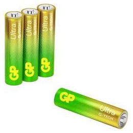 GP Ultra Micro (AAA)-Batterie Alkali-Mangan 1.5 V 4 St.