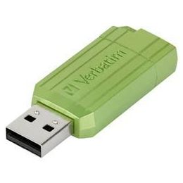 Verbatim USB DRIVE 2.0 PINSTRIPE USB-Stick 64 GB Eucalyptus, Gr&uuml;n 49964 USB-A (USB 2.0)