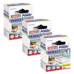 tesa EXTRA POWER PERFECT 56343-00501-04 Gewebeklebeband Wei&szlig; (L x B) 2.75 m x 38 mm 3 St.
