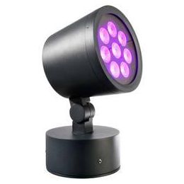 Deko Light Colt Aufbauleuchte LED fest eingebaut 25 W EEK: G (A - G) RGB, Warmwei&szlig; Schwarz-Grau