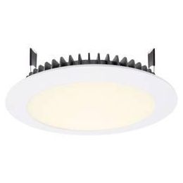 Deko Light 565235 LED Panel Round III 26 LED-Einbauleuchte EEK: G (A - G) LED LED fest eingebaut 26 W Verkehrswei&szlig; (RAL 9016)