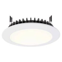 Deko Light 565234 LED Panel Round III 20 LED-Einbauleuchte EEK: G (A - G) LED fest eingebaut 20 W Verkehrswei&szlig; (RAL 9016)