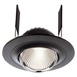 Deko Light 565203 Saturn LED-Einbauleuchte EEK: G (A - G) LED fest eingebaut 7 W Schwarz