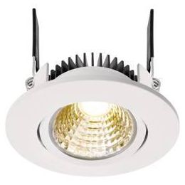 Deko Light 565279 COB-68 LED-Einbauleuchte EEK: E (A - G) LED fest eingebaut 6 W Signalwei&szlig; (RAL 9003)