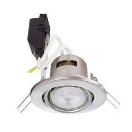 Deko Light Deneb 110016 Deckeneinbauring LED, Halogen GU10 50 W Silber