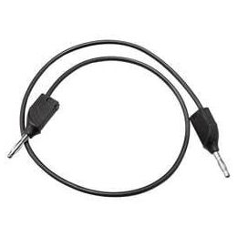 Mueller Electric BU-2929-M-10-0 Messleitung Bananenstecker 4 mm Bananenstecker 4 mm 0.25 m Schwarz 1 St.