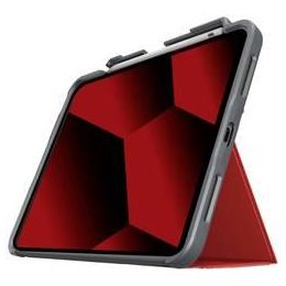 STM Goods Dux Plus Tablet-Cover Apple iPad 10.9 (Gen.10, 2022), iPad 10.9 (A16, 2025) 27,7 cm (10,9) Book Cover Rot, Transparent