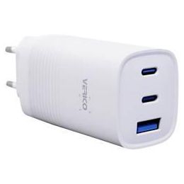 Verico Mojo 65W GaN 3 USB Ladeger&auml;t 65 W 1x USB-A, 2x USB-C&reg; USB PD Wei&szlig; Innenbereich