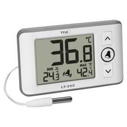 TFA Dostmann Digitales Profi-Thermometer mit Kabelf&uuml;hler LT 202 Thermometer Wei&szlig; 30.1052.02