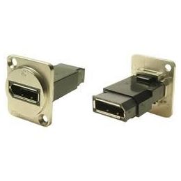 FT METAL DISPLAYPORT F-F CSK Adapter, Buchse, Einbau DisplayPort Buchse - DisplayPort Buchse CP30233M Cliff Inhalt: 1 St.
