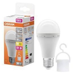 OSRAM HOMELIGHTING 4099854190087 Akkubetriebenes LED-Leuchtmittel EEK F (A - G) E27 Gl&uuml;hlampenform 8 W = 60 W Warmwei&szlig; (&Oslash; x H) 60 mm x 60 mm 1 St.