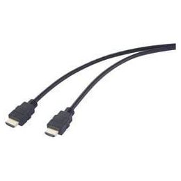 SpeaKa Professional HDMI Anschlusskabel HDMI-A Stecker, HDMI-A Stecker 1.50 m Schwarz SP-12816076 4K UHD HDMI-Kabel