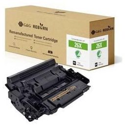 G&G Toner ersetzt HP, Troy 26X Kompatibel Schwarz 9000 Seiten Reborn remanufactured 21233
