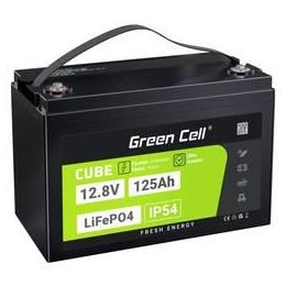 Green Cell CUBE LiFePO4 Spezial-Akku LiFePo-Block Schraubkontakt Li-Ion 12.8 V 125 Ah 1 St.