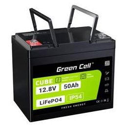 Green Cell CUBE LiFePO4 Spezial-Akku LiFePo-Block Schraubkontakt Li-Ion 12.8 V 50 Ah 1 St.