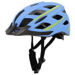 FISCHER FAHRRAD Urban Montis Fahrrad-Helm Blau Konfektionsgr&ouml;&szlig;e=S/M Kopfumfang=52-59 cm