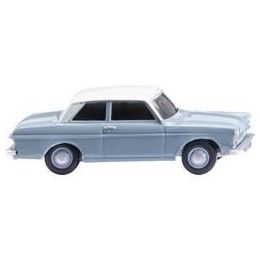 Wiking 020204 H0 PKW Modell Ford Taunus 12M - pastellblau mit wei&szlig;em Dach