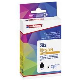 Edding Druckerpatrone ersetzt Epson T1291 Kompatibel Schwarz EDD-282 18-282-01