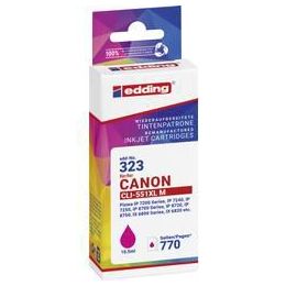 Edding Druckerpatrone ersetzt Canon CLI-551XL Kompatibel Magenta EDD-323 18-323-01