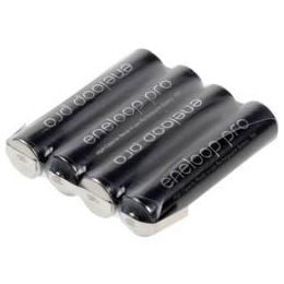 Panasonic eneloop Pro Akkupack 4x Micro (AAA) Z-L&ouml;tfahne NiMH 4.8 V 900 mAh