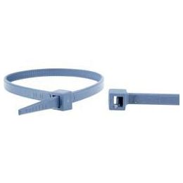WKK 150226671 Kabelbinder 370 mm 4.80 mm Blau Detektierbar 100 St.