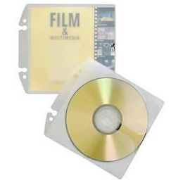 Durable CD/DVD Ordner-H&uuml;lle 1 CD/DVD/Blu-Ray PP Transparent 10 St. 522319