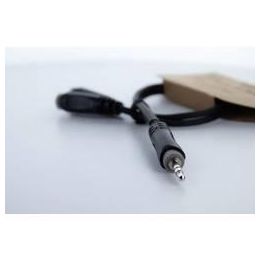 Cordial 14883 Klinke Audio Y-Adapter [1x Klinkenstecker 3.5 mm - 2x Klinkenbuchse 3.5 mm] 0.30 m Schwarz PVC-Mantel, Zwillingsleitung