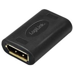 LogiLink DisplayPort AV Adapter [1x DisplayPort - 1x DisplayPort] Schwarz