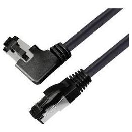 BKL Electronic 144031 RJ45 Netzwerkkabel, Patchkabel CAT 8.1 S/FTP 2 m Schwarz Halogenfrei 1 St.