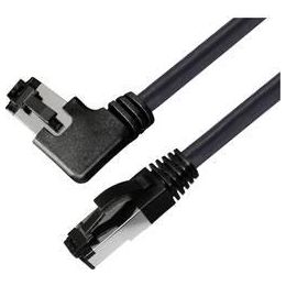 BKL Electronic 144032 RJ45 Netzwerkkabel, Patchkabel CAT 8.1 S/FTP 3 m Schwarz Halogenfrei 1 St.