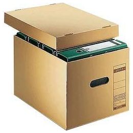 Leitz Archivbox 6081-00-00 340 mm x 275 mm x 455 mm Wellpappe Naturbraun 1 St.