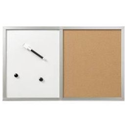 Herlitz Magnettafel, Whiteboard 10685394 (B x H) 600 mm x 400 mm Silber, Kork 10685394