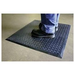 COBA Europe CL010004 Comfort Lok Arbeitsplatzmatte (L x B x H) 0.8 m x 0.7 m x 12 mm Schwarz