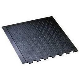 COBA Europe CL010001 Comfort Lok Ende Arbeitsplatzmatte (L x B x H) 0.8 m x 0.7 m x 12 mm Schwarz