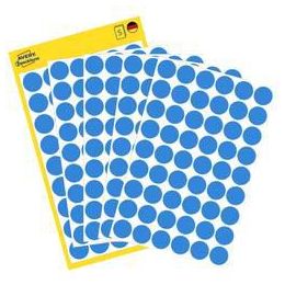 Avery-Zweckform 3142 Markierungspunkte Etiketten &Oslash; 12 mm Blau 270 St. Permanent haftend Papier