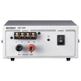 VOLTCRAFT FSP 1225 Labornetzger&auml;t, Festspannung 11 - 15 V/DC 25 A 375 W Anzahl Ausg&auml;nge 1 x
