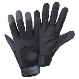 FerdyF. 1911-9 BLACK SECURITY Mechanics Clarino&reg;-Kunstleder Montagehandschuh Gr&ouml;&szlig;e (Handschuhe): 9, L EN 388 CAT II 1 Paar