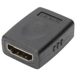 Digitus AK-330500-000-S HDMI Adapter [1x HDMI-Buchse - 1x HDMI-Buchse] Schwarz