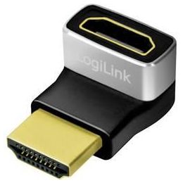 LogiLink AH0007A HDMI Adapter [1x HDMI-Buchse - 1x HDMI-Stecker] Schwarz-Grau