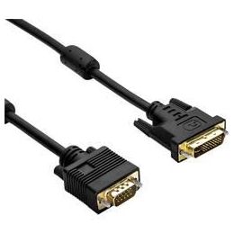 Akyga Anschlusskabel 1.8 m Schwarz AK-AV-02 DVI-Kabel