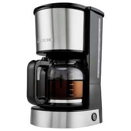 Clatronic KA 3808 Kaffeemaschine Edelstahl Fassungsverm&ouml;gen Tassen=12 Warmhaltefunktion, Glaskanne