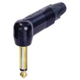 Neutrik NP2RX-B Klinken-Steckverbinder 6.35 mm Stecker, gewinkelt Polzahl: 2 Mono Schwarz 1 St.