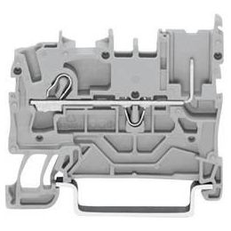 WAGO 2022-1201 Basisklemme 5.20 mm Zugfeder Belegung: L Grau 1 St.