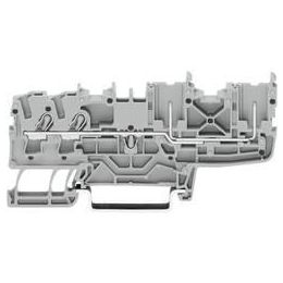 WAGO 2022-1401 Basisklemme 5.20 mm Zugfeder Belegung: L Grau 1 St.