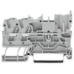 WAGO 2022-1301 Basisklemme 5.20 mm Zugfeder Belegung: L Grau 1 St.
