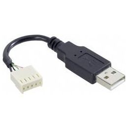 USB-Adapter-Verbindungskabel 2.0 Stecker, gerade 14193 USB-A 14193 Bulgin Inhalt: 1 St.