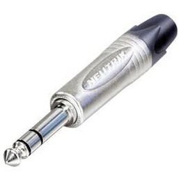 Neutrik NP3X Klinken-Steckverbinder 6.35 mm Stecker, gerade Polzahl: 3 Stereo Silber 1 St.