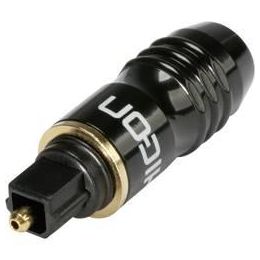 Hicon HI-TL01 Toslink-Steckverbinder Stecker, gerade Polzahl: 1 Schwarz 1 St.